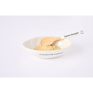 Mud Pie Football Dip Bowl and Spoon Sets (Dip is Good Bowl Set)