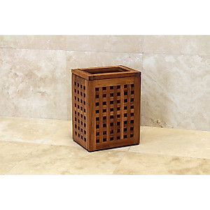 AquaTeak Grate Waste Basket