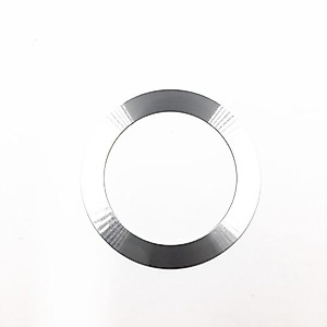 2 x UMD Back Door Cover Decorate Rims Steel Silver Ring with Adhesive for PSP 1000 2000 Replacement Part