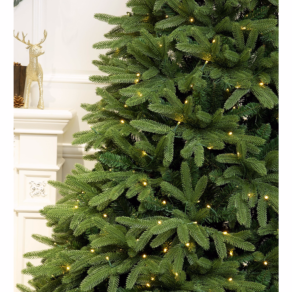 Evergreen Valley Fraser Fir Christmas Tree (6ft Pre-lit)