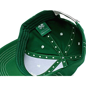 Shamrock Clover Ireland Irish Leaf St Patricks Day Embroidered Hat Cap Green