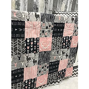 Baby Chevron, Baby Bedding, Woodland, Buck, Deer, Crib Bedding, Nursery Room, Babylooms