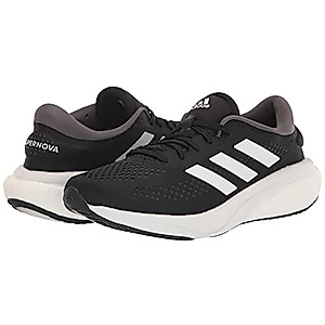 adidas Men's Supernova 2 Running Shoe, Black/White/Grey, 10