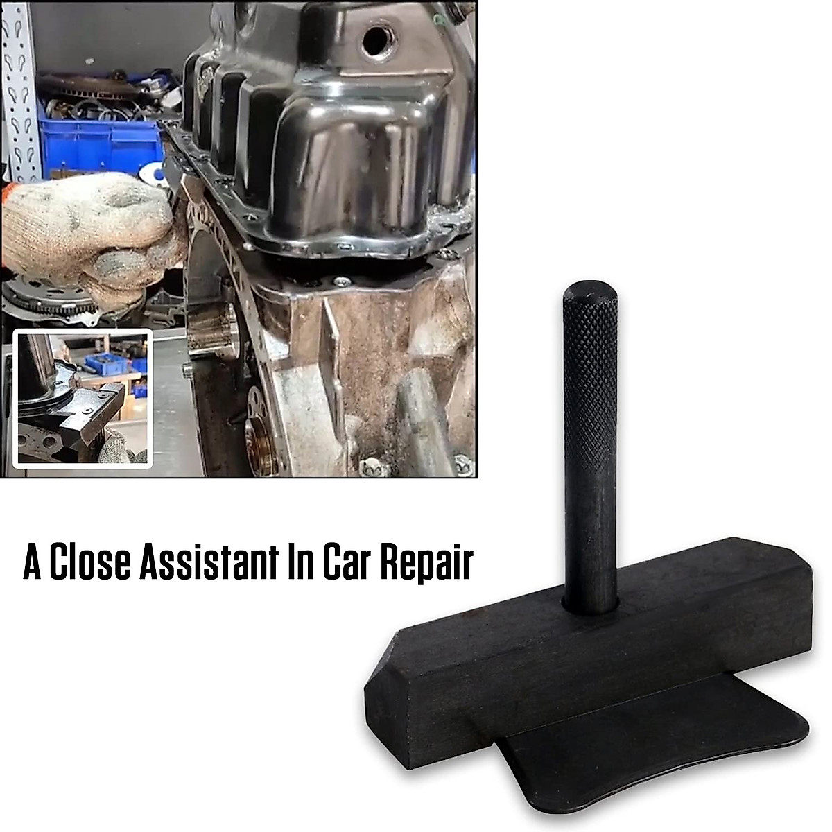 VKALTUL Oil Pan Separator Tool, Engine Transmissions Oil Pan Separator Tool Compatible Fit for Benz/BMW Car Repair Tool, RTV Sealant Removal Tool, Lisle Tools