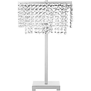 ORE International 732 28-Inch Crystal Strings Table Lamp, 28" x 9.5" x 15.5"