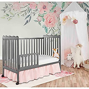Dream On Me Carson Classic 3-in-1 Convertible Crib in Steel Grey
