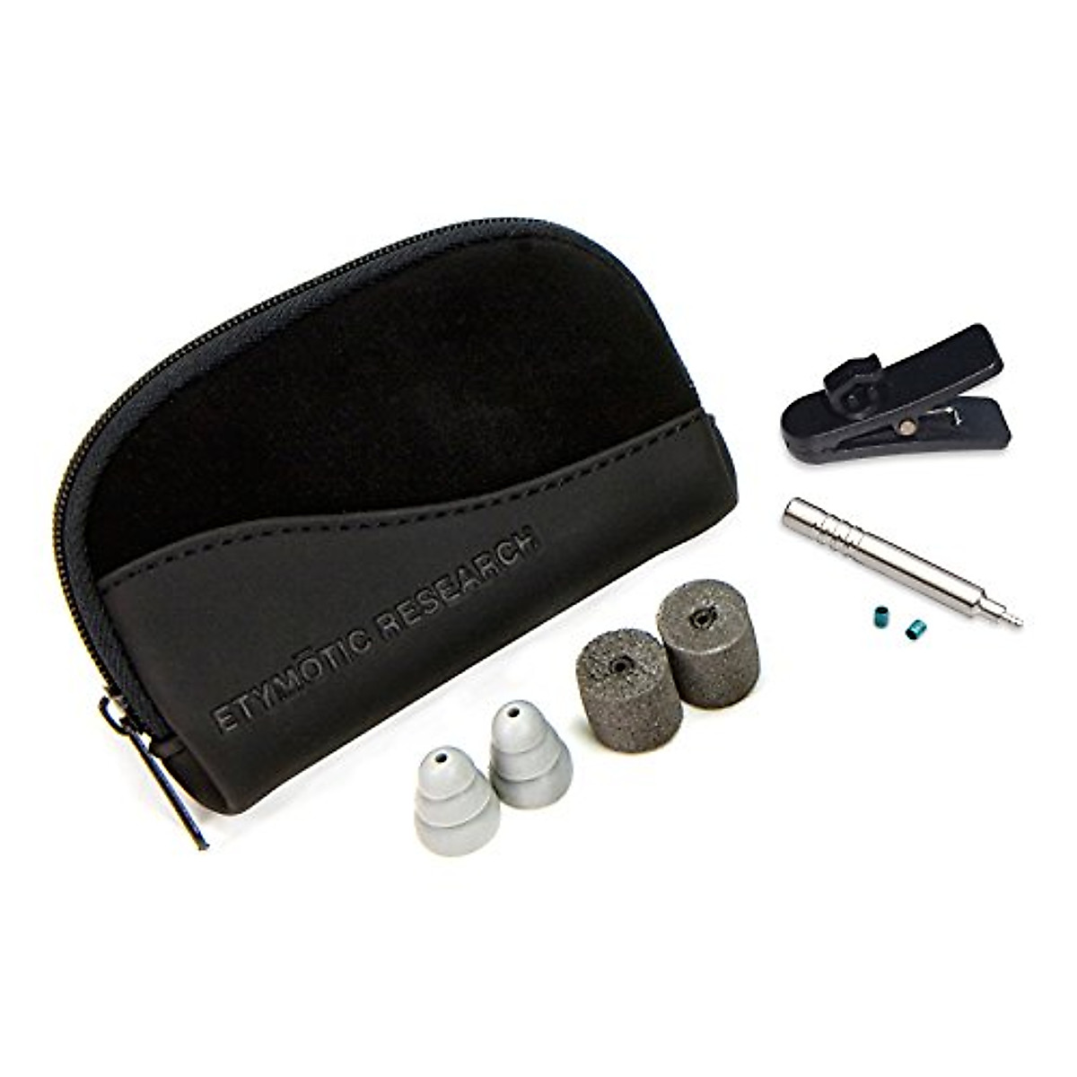 Etymotic Research ER23-HF3-BLACK Noise-Isolating In-Ear Earphones with 3 Button Microphone Control,Black,With Mic