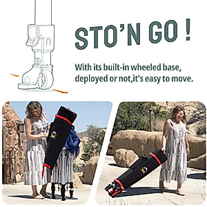 CROWN SHADES 10x10 Pop Up Canopy with 1 Side Wall - Beach Tent with One Push Setup - Outdoor Sun Shade for Events, Parties, Camping - Gazebo with STO-N-Go Cover Bag (Beige)