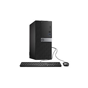 Dell Optiplex 7040 Mini Tower Desktop Computer (i5-6500, 250GB HDD, 8GB RAM) Windows 10 Pro (Renewed)