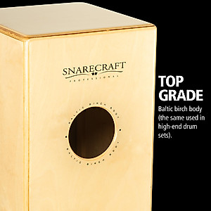 Meinl Percussion Snarecraft Professional Walnut Snare Cajon (SCP100WN)