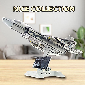 Gonli Military Building Blocks Sets 626 Pieces F22 Raptor Fighter Jet Plane Stem Building Toys for Boys Age 8-12 10015 F22 Raptors