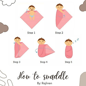 100% Muslin Swaddle Blankets,Baby Swaddling Blankets for New Born, Baby Receiving Blankets Unisex, Soft, Warm and Cosy Baby Blankets Pack of 4, Size 47 x 47 inches,Gift for New Mom Animal Cloud