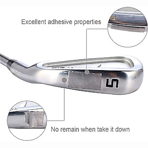 FINGER TEN Golf Lead Tape High Density 0.5 Gram Per Inch 30g 50g 100g Add Weight Thickness Fit All Wood Irons Putter Wedge Clubs Head for Golfer Training Tennis Fishing (100g/roll (0.5"x200"))