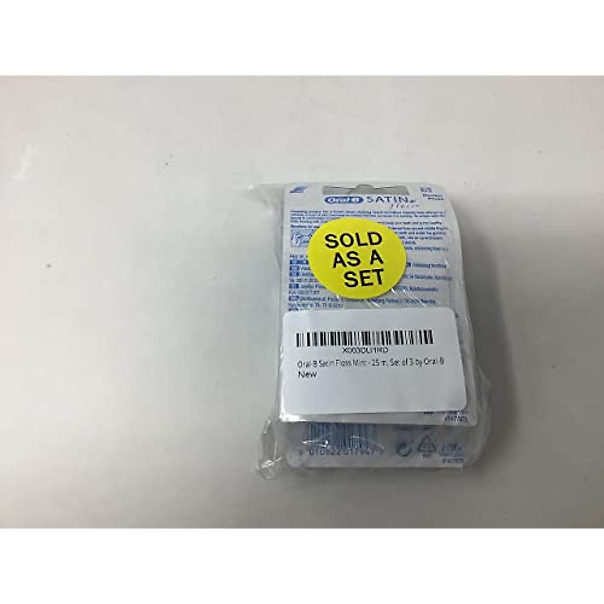 Oral-B Satin Floss Mint - 25 m, Set of 3 by Oral-B