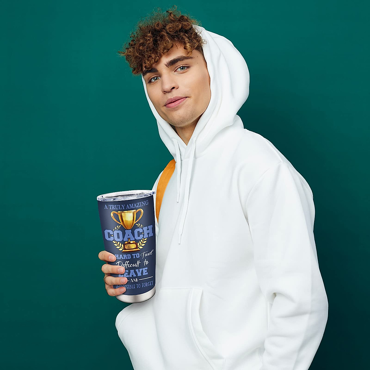 Noxulie Coach Gifts Tumbler 20oz - Soccer Coach Gifts - Best Coach Gifts Ideas - Coach Gifts For Men Women - Cheer Coach Gift - Football Coach Gifts Cup - Basketball Coach Gifts Tumbler - Coach Gift