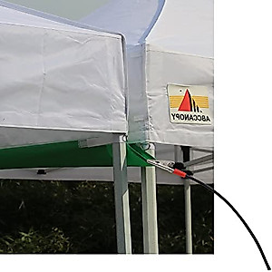 scottchen PRO RV Rain Gutter Spout Extender Trailer Camper Rain Diverter Hack Extended 7.5in Reduce Dirty and Black Streaks 6pack(Black/Red)