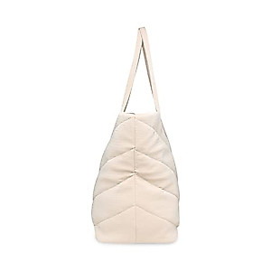 Steve Madden WORKINC Quilted Tote, Bone
