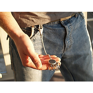 Troika Patent Chain Keyholder with 6 Rings (KR1060MA)