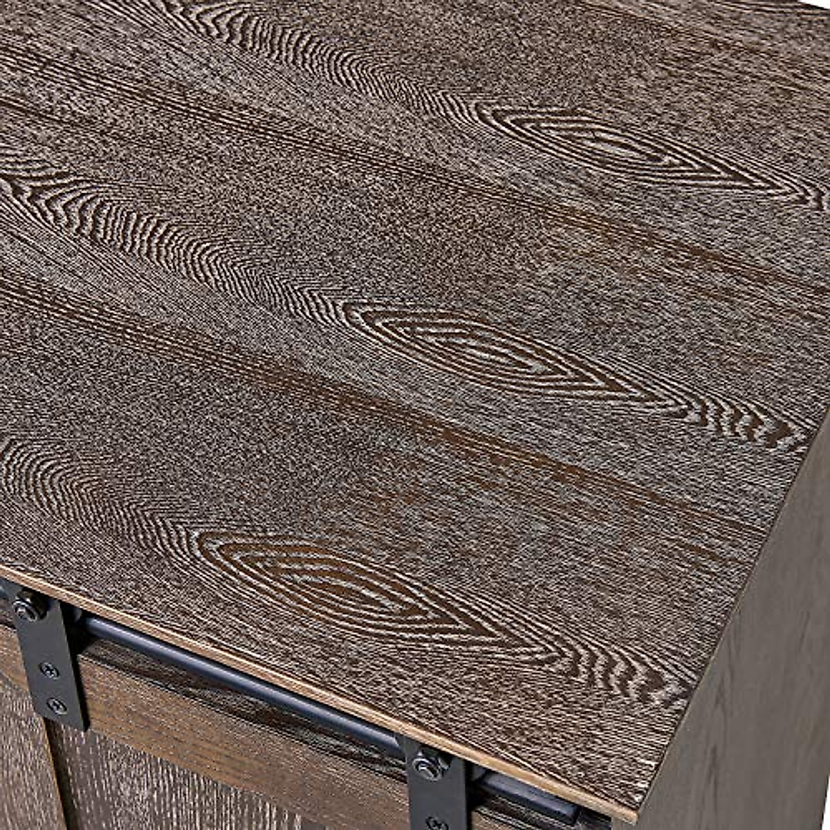 Southern Enterprises Holmes TV Stand, Brown