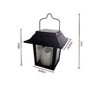 ZXY-NAN Wall Lamp Solar Lamp Home Wall Lamp Outdoor Waterproof Garden Courtyard Lighting Small Candle Fence Lamp