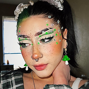 Melighting 3pcs Bee Cartilage Earrings 316L Surgical Steel 16G Septum Jewelry Helix Earrings Honeycomb Tragus Earring Stud for Women Daith Piercing Conch Earring