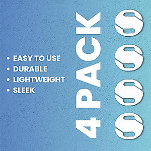 Blind Cord Safety Slider (4 Pack) - No Holes or Adhesive on Walls- No Winding/Unwinding Cords