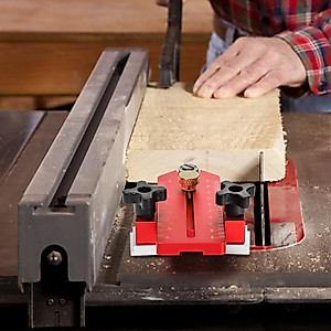 Fasmov Thin Rip Jig Table Saw Jig Guide for Making Repetitive Narrow Thin Strip Cuts Woodworking Tools Fast Thin Ripping Guide for Table Saw Band Saw Router Table, Extended Version