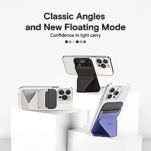 MOFT Magnetic iPhone 14 Pro Max Case and Phone Wallet Stand Snap Set, 3-Card Holder, 3-Angle Stand, Drop Proof, Scratch Resistant