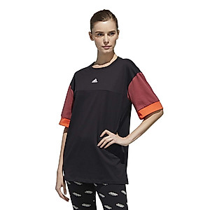adidas womens New Authentic Tee Black Small