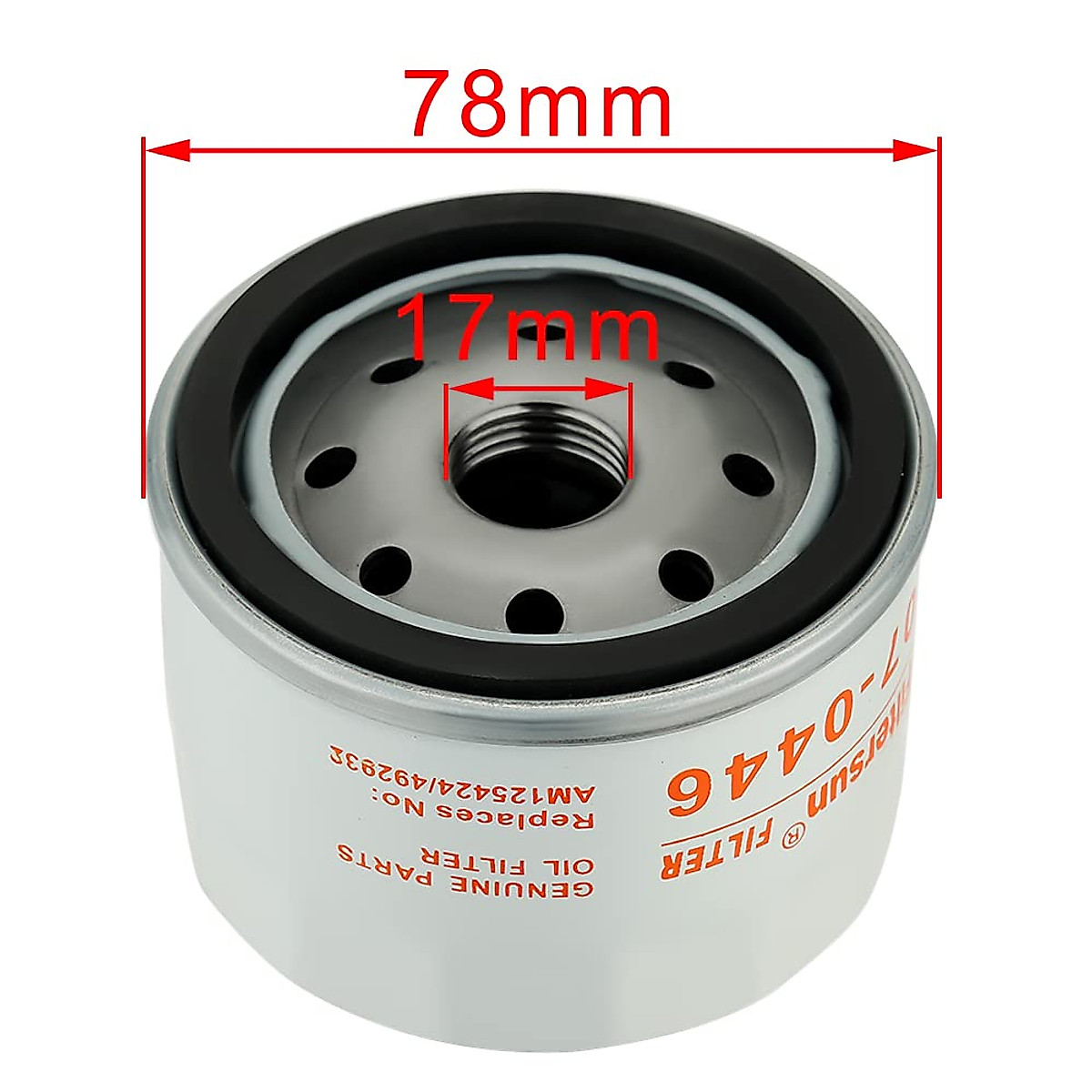 Harbot 492932 Oil Filter for Briggs and Stratton 492932S 696854 695396 John Deere AM125424 GY20577 LG492932S Kawasaki 49065-7007 49065-0721 (Pack of 2)