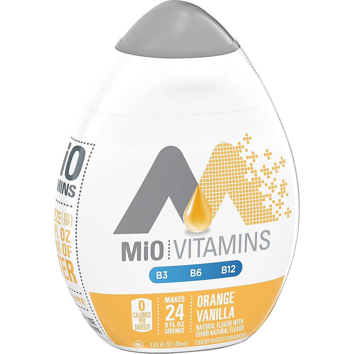 Mio Vitamins Liquid Water Enhancer, Orange Vanilla, 1.62 FL OZ. (Pack of 4)
