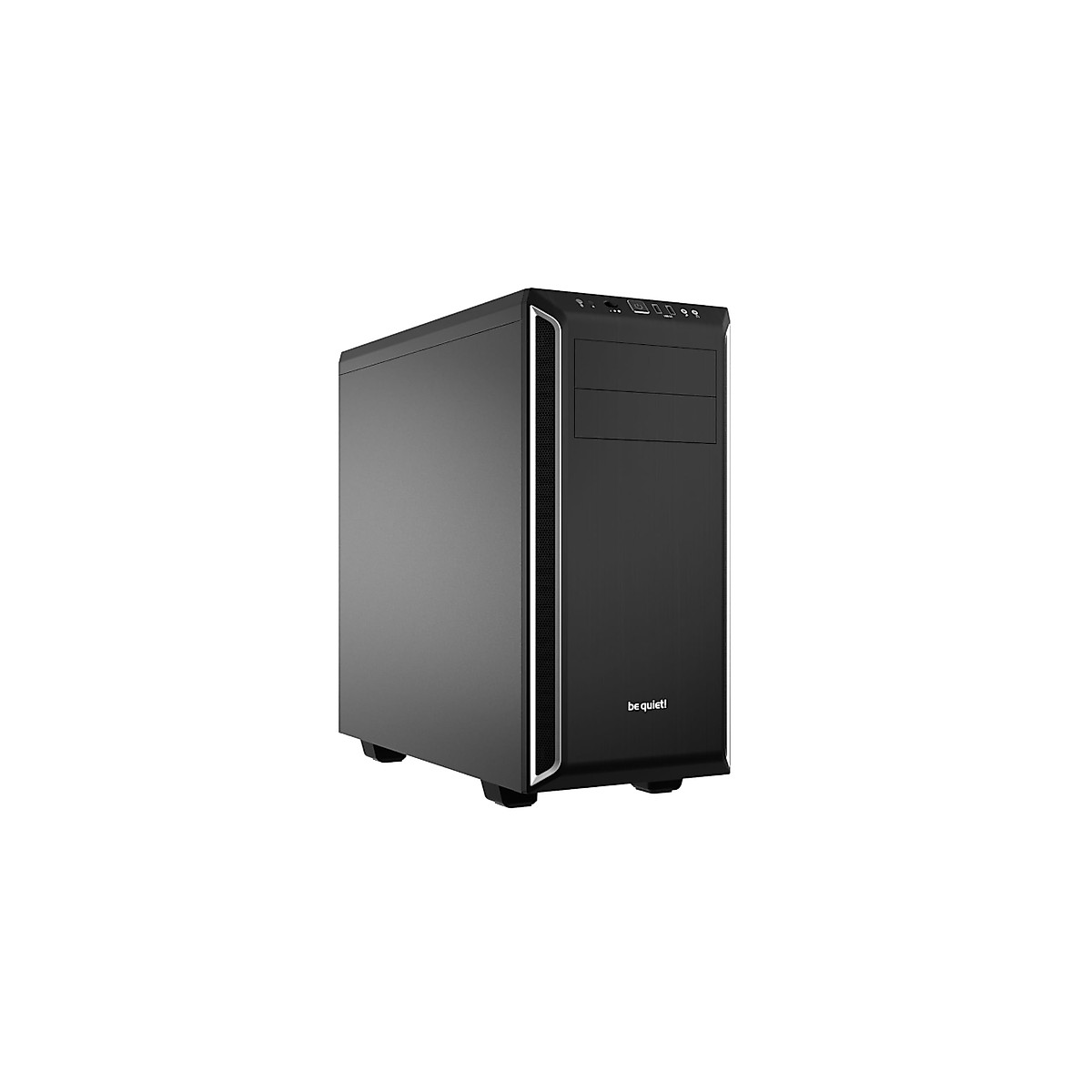be quiet! Pure Base 600 | ATX Midi Tower PC Case| 2 Pre-Installed Pure Wings 2 Fans | Silver | BG022