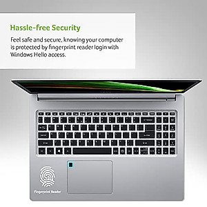 Acer Aspire 5 A515-46-R3CZ Slim Laptop | 15.6" Full HD IPS | AMD Ryzen 7 3700U Quad-Core Mobile Processor | 8GB DDR4 | 256GB NVMe SSD | WiFi 6 | Backlit KB | Fingerprint Reader | Windows 11 Home