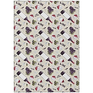 Dalyn Rugs Indoor/Outdoor Kendall KE14 Ivory Washable 8' x 10' Rug