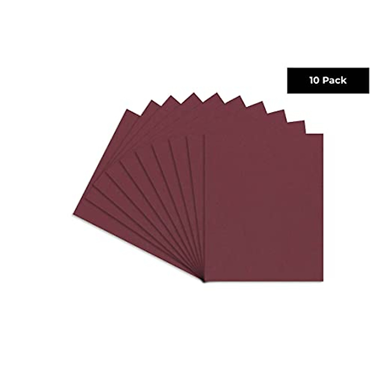 CountryArtHouse Maroon Acid Free 11x14 Backing Board - Uncut Photo Mat Board - 1 Sheet