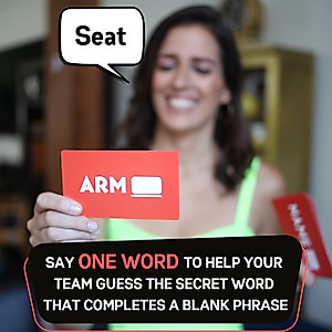 One and Done - A Fast-Paced Word Guessing Party Game for Families, Adults and Kids Age 14 and Up - Survive The Sabotage to Win