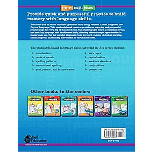 Shell Education 180 Days of Language for Fourth Grade (180 Days of Practice)