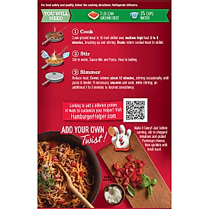 Hamburger Helper Spaghetti Pasta, 6.6 Ounces, 12 per Case