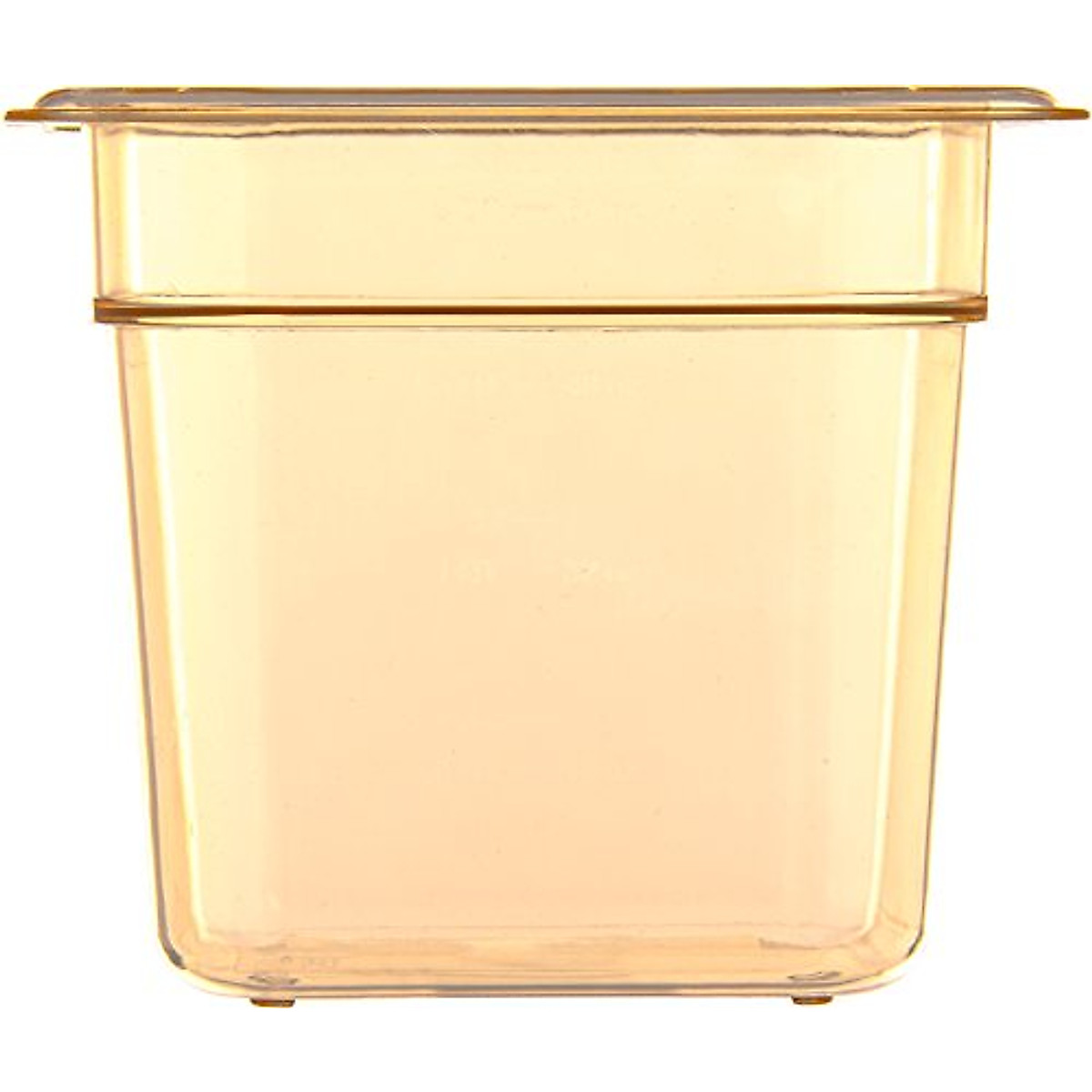 Carlisle FoodService Products 3088513 StorPlus High Heat Food Pan, 6" Deep, Sixth Size, Amber (Pack of 2)