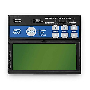 Miller 288519 Classic Series Auto Darkening Welding Helmet with ClearLight Lens, Metal Matrix