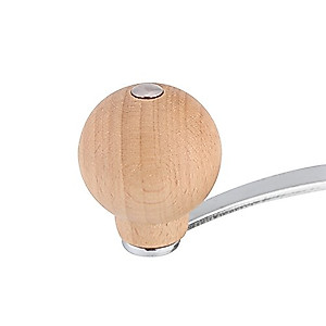 BEIJIALY Manual Coffee Grinder, Stainless Steel Manual Coffee Bean Mill Grain Mill Spice Nuts Grinding Mill Hand Tool, Portable Hand Crank Mill for Home Office Cafe(Silver)