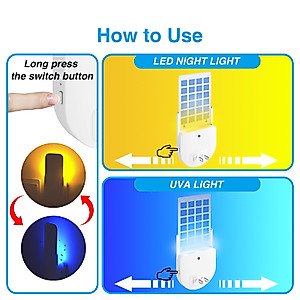 2 Pack Flying Trap Indoor, Fruit Fly Traps for Indoors with 12 Glue Cards, Safe and Effective Gnat Traps for House Indoor, Fruit Fly Trap, Indoor Fly Trap, Fly Traps Indoor for Home, Insect Traps
