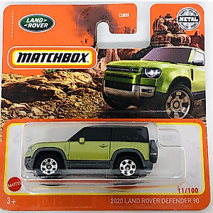 Matchbox 2022-2020 Land Rover Defender 90 - Green - Short Card - 11/100
