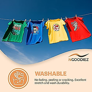 NGOODIEZ DTF Ink White - Premium DTF Refill Ink for Heat Transfer Film Printing for Epson & All Desktop DTF Printers L1800 L805 R1390 5113 XP600 I3200 DX5 DX7 4720, Strong Whiteness (White, 500ml)