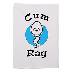 Mari Kyrios Cum Rag Sex Towel Funny Wipe Cleanup Cloth 16x16 inches