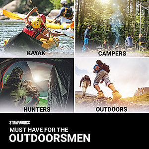 Strapworks Lightweight Polypropylene Webbing - Poly Strapping for Outdoor DIY Gear Repair, Pet Collars, Crafts – 1.5 Inch x 25 Yards - White