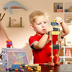 5 Pack Colored Mesh Zipper Pouch Bags, Storage & Organization, Breathable See Through A4 Zipper Pouch with Handle