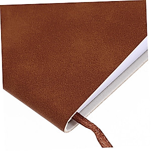 NUOBESTY 2024 Agenda Book Portable Notebook Paper Notepad Office Schedule Notepad Delicate Dividing Line Paper Brown Daily Planner Notebook for Planning Schedule Notebook Agenda Notebook