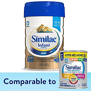 Similac Infant Formula, Imported, with 2’-FL HMO, Baby Formula Powder, 850 g (29.9 oz) Can