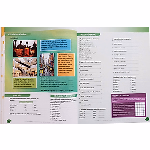 Istanbul A1 Turkish Language Course Book Set Beginner Level with Workbook